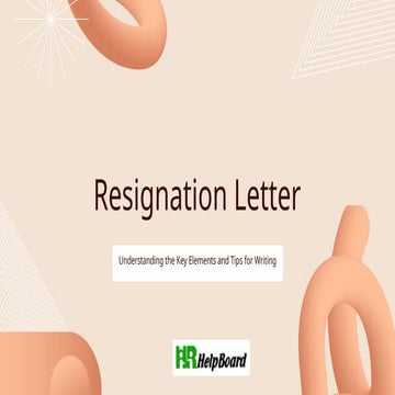 Simple Resignation Letter, Resignation Letter Sample | PPT