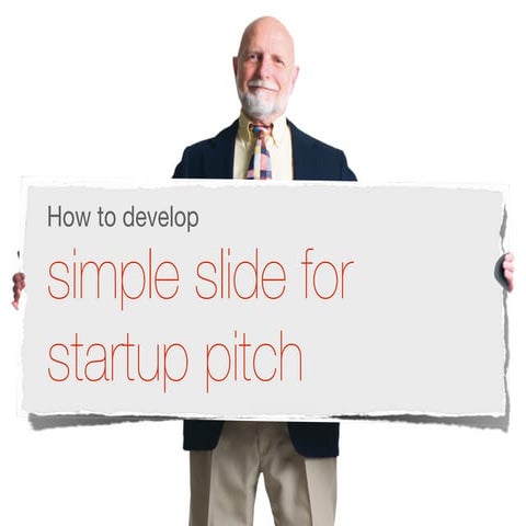 Simple slide for startup pitch | PDF