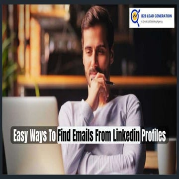 Simple Strategies for Extracting Emails from LinkedIn Profiles | PPT