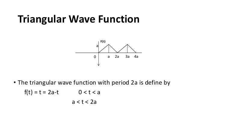 Simple wave function