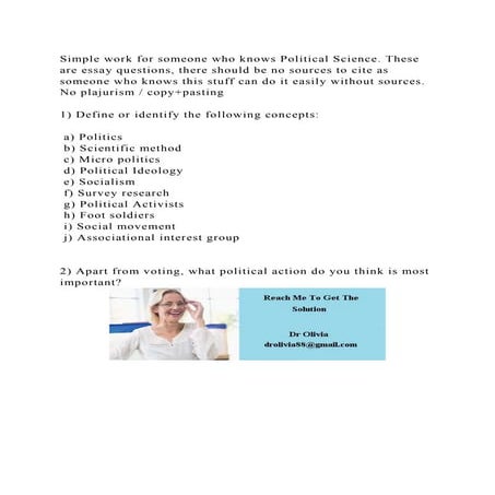Simple work for someone who knows Political Science. These are essay.docx