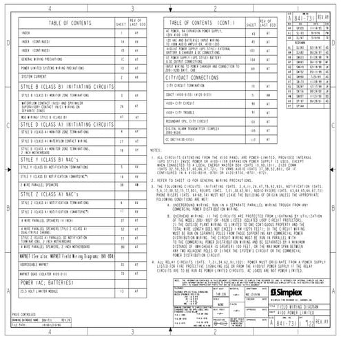 Simplex - 4100 Field Wiring Diiagram.pdf