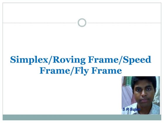 Important parts on ring frame | PPTX