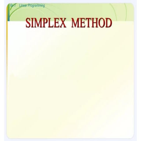 Simplex method (minimization) | PDF