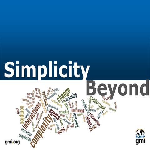 Simplicity Beyond Complexity Ppt