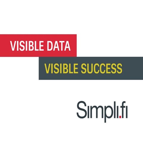 Simpli.fi: Visibile Data Visible Success | PPT