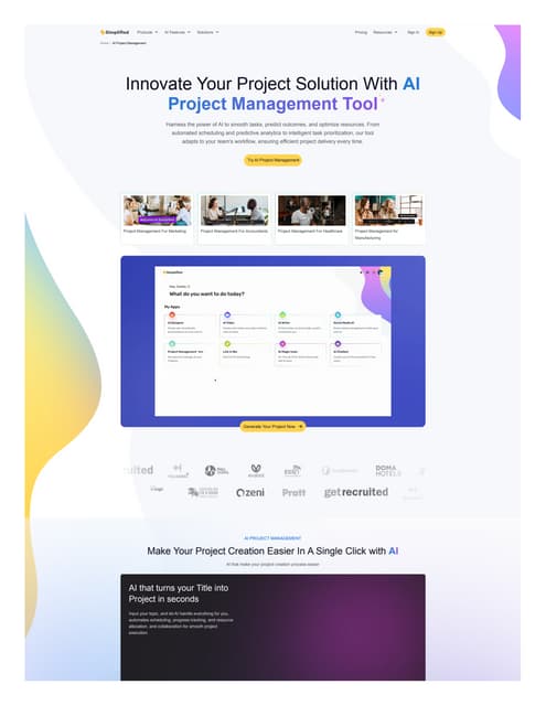 Generative AI in Project Management Trends | PPT