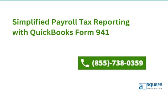 QuickBooks Form 941: A Step-by-Step Tutorial | PDF