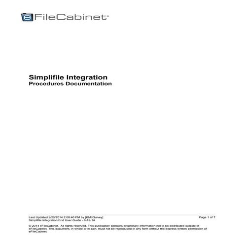Simplifile Integration End User Guide | PDF