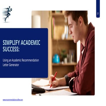 Simplify Academic Success: Using an Academic Recommendation Letter ...