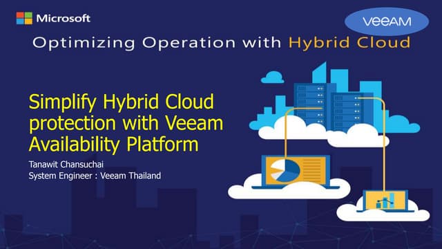 Simplify Hybrid Cloud Protection With Veeam Availability Platform Ppt