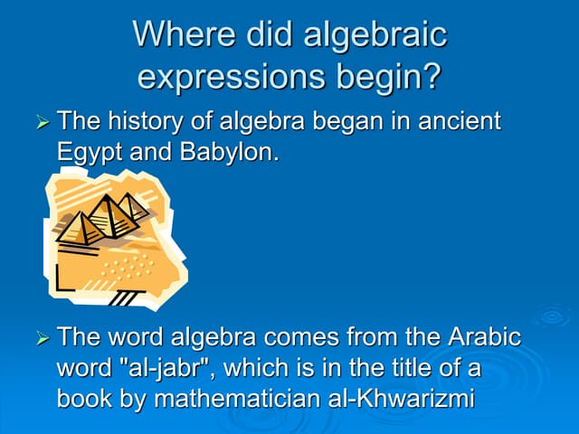 Math Simplifying Algebraic Expressions Ppt