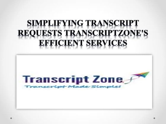 Transcend Brochure | PPT