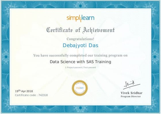 Simplilearn Certified SAS Base Programmer | PDF