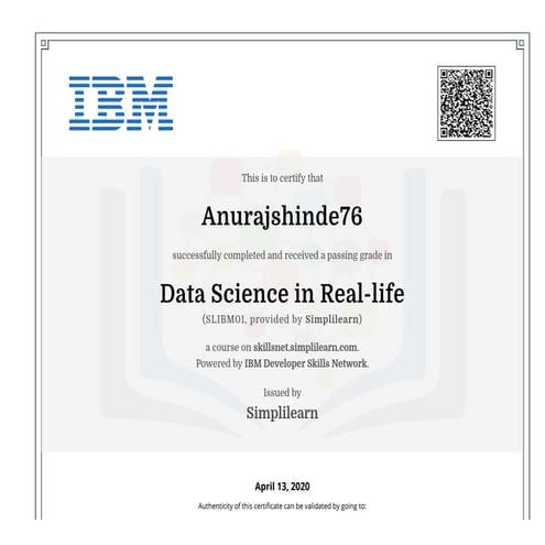 Simplilearn slibm01 certificate simplilearn | PPT