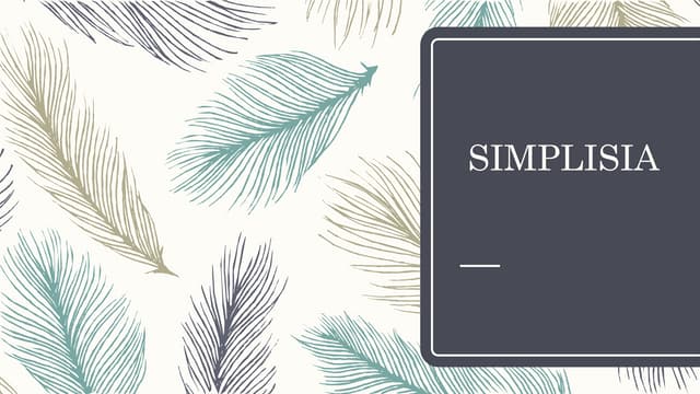 SIMPLISIA DAN PENGUJIAN MUTU | PPT