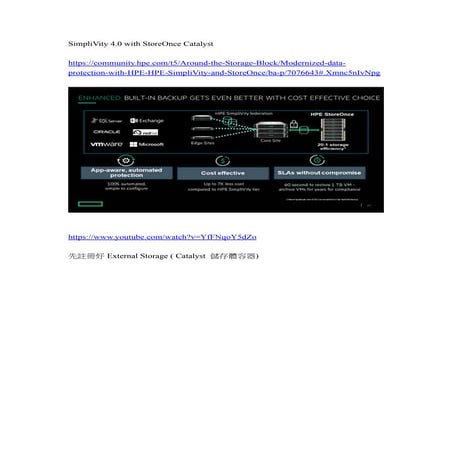Simplivity 4.0 with storeonce catalyst | PDF