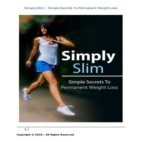 Simply slim | DOCX | Weight Loss | Healthy Living