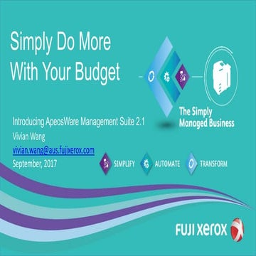 Simply do more with your budget with effective print management | PPTX
