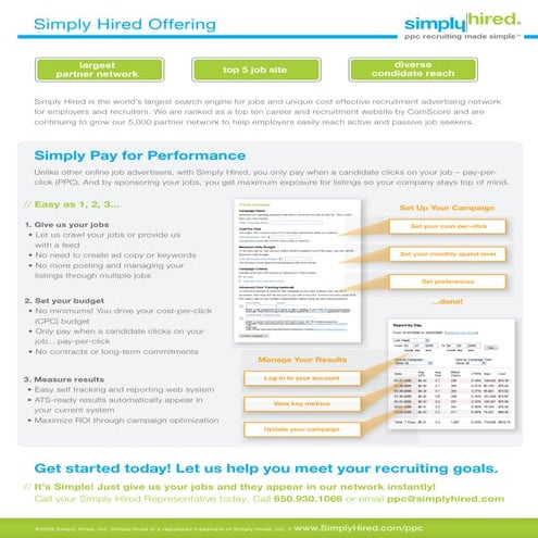 Simply Hired Pay Per Click | PDF