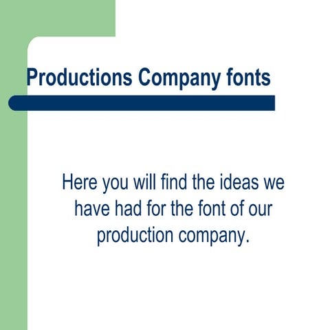 Simply twisted fonts | PPT