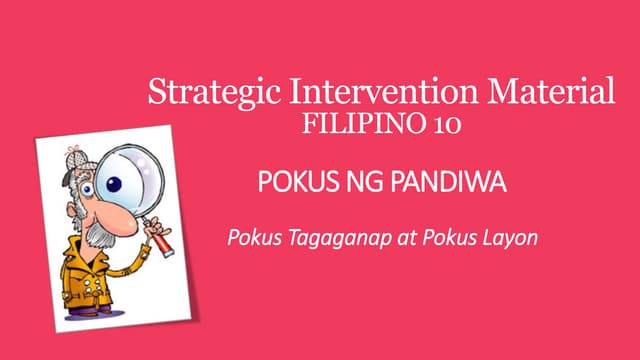 COT 2-Filipino 10 F10PT-IIc-d-70 TULA –Ang Aking Aba At Hamak Na Tahanan | PDF
