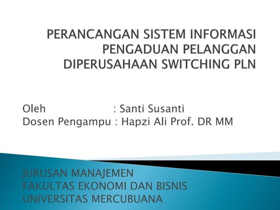 Pengantar sistem informasi | DOC