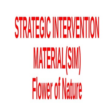 SIM or strategic intervention material PRESENTATION.pptx