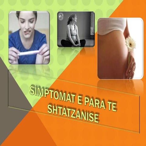 Simptomat e shtatzanise | PPTX