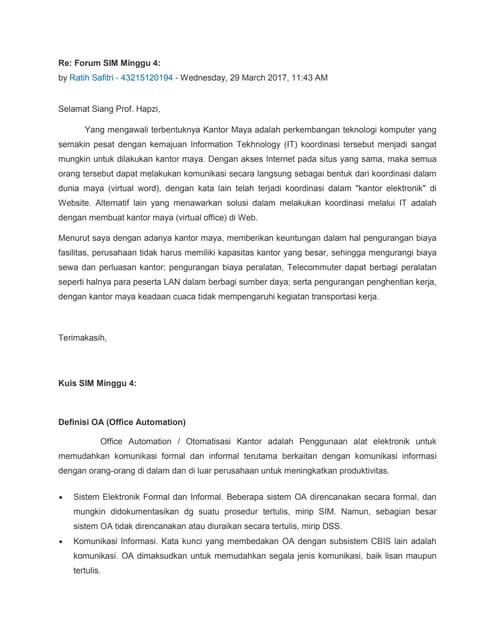 SIM, 3, Afifah Khoiriyah, Hapzi Ali, Fenomena Terbentuknya Kantor Maya ...