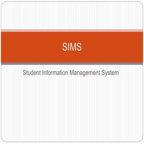 Sims Demo ppt | PPT