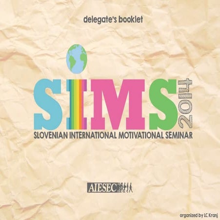 Spring SIMS 2014 delegate's booklet | PPT