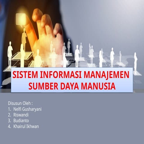 SIM SDM.pptx Sistem Informasi manajemen Sistem Informasi Manajemen | PPT