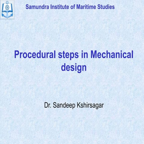 SIMS marine machinery and system design 01 | PPT