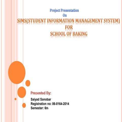 Student Information System | PPT