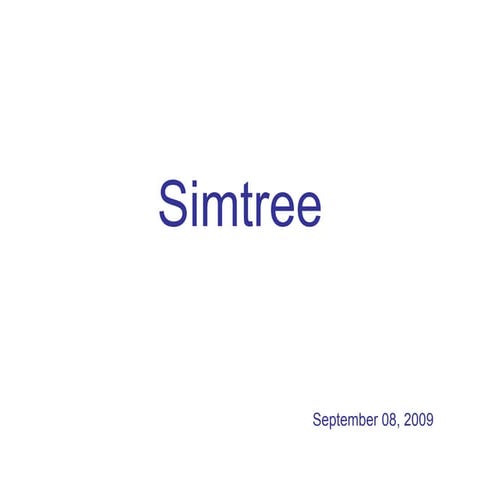 Simtree | PPT | Artificial Intelligence | Technology & Computing