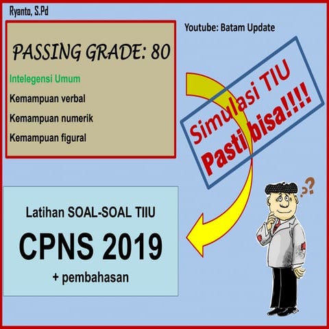 Simulasi cat bkn tiu video | PDF