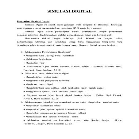 Simulasi digital | DOCX