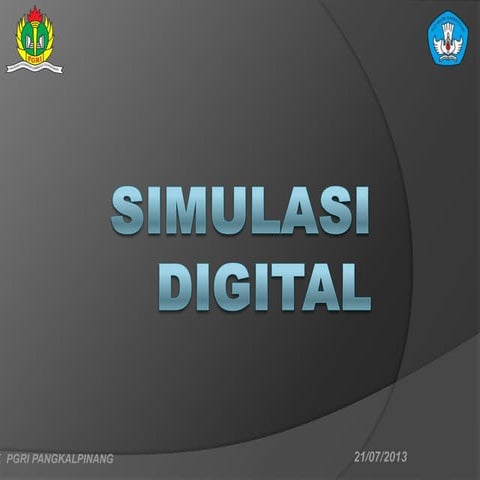Simulasi digital jejaringsosial bag2 | PPTX