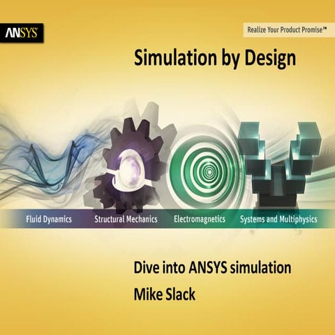 Simulation in Design - Dive into ANSYS simulation | PDF