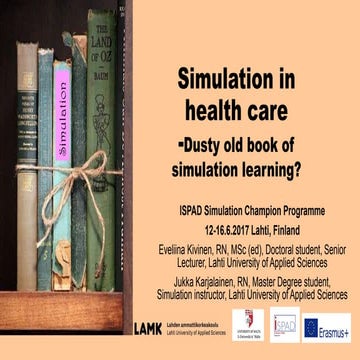 Simulation in health care and in nursing education | PDF