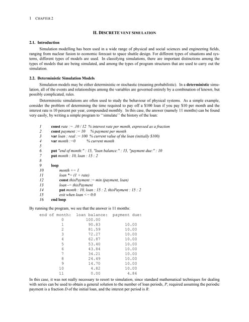 Monte carlo simulation | PDF
