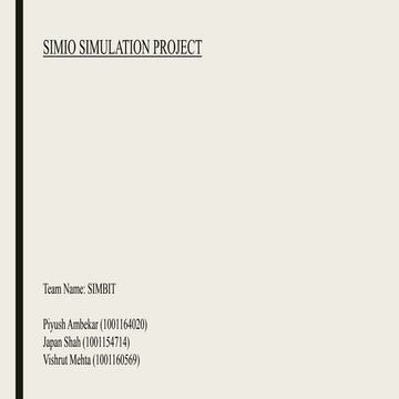 Simulation project | PPT