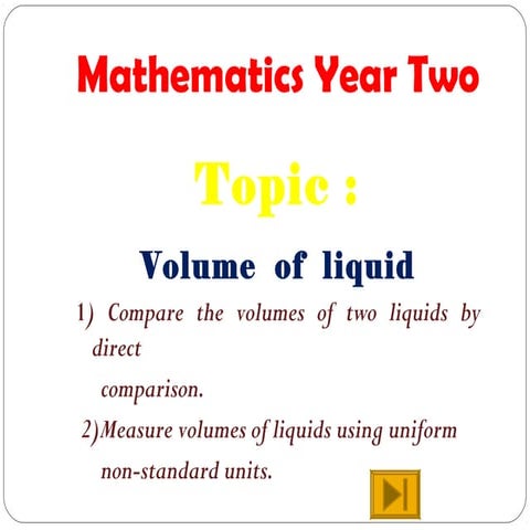 Simulation volume of liquid | PPT