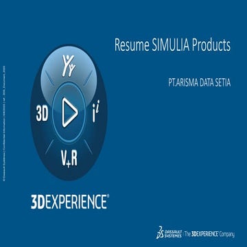 SIMULIA Abaqus Products - Quick Overview for SIMULIA Abaqus Product | PDF