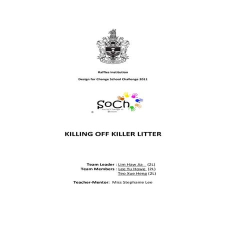 Sin eng-18 - kill of killer litter | PDF | Death, Injury, or Military ...
