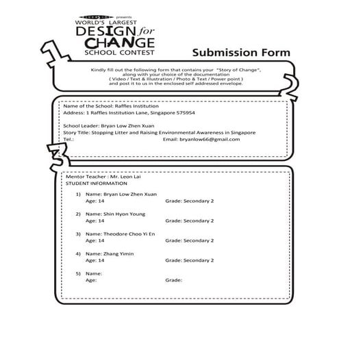 Sin eng-9 - stopping litter (form) | PDF