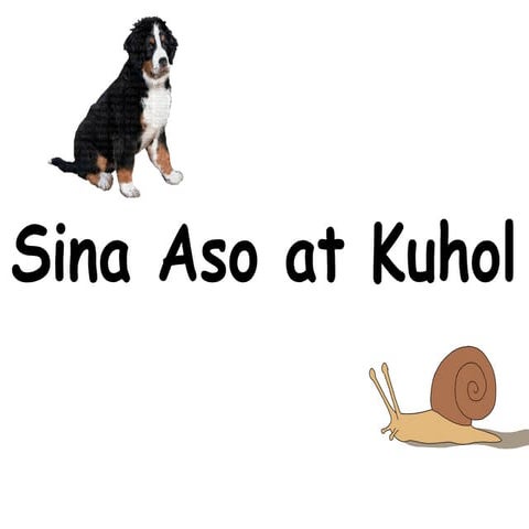 Sina-Aso-at-Kuhol kwentong pambata tagalog | PPTX