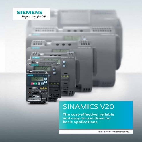Sinamics v20 brochure | PDF