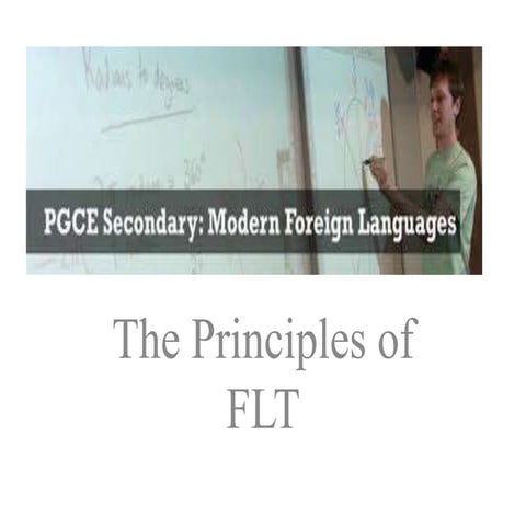 tHE pRINCIPAL OF FLT | PPTX